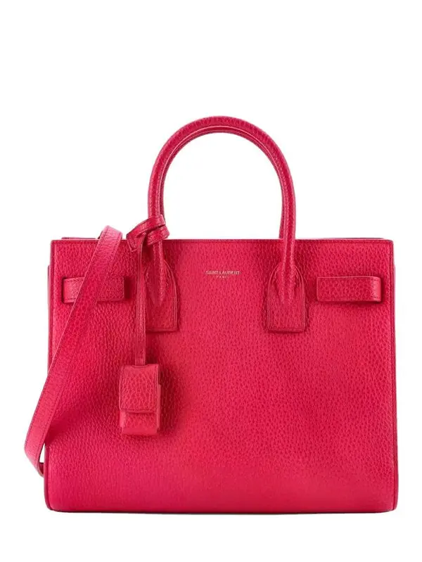 Saint Laurent Sac De Jour Leather Baby Tote Bag - Pink