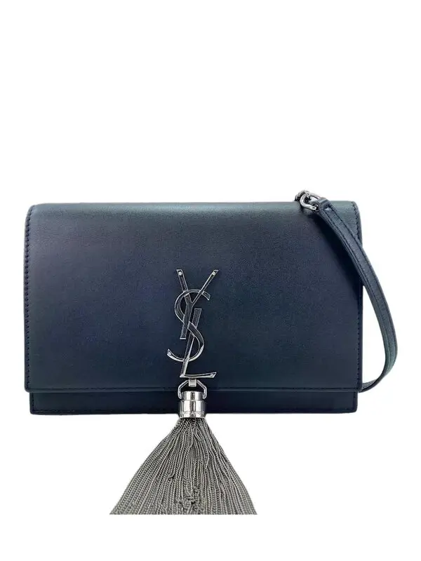 Saint Laurent 2010s Kate Tassel Mini Bag - Black