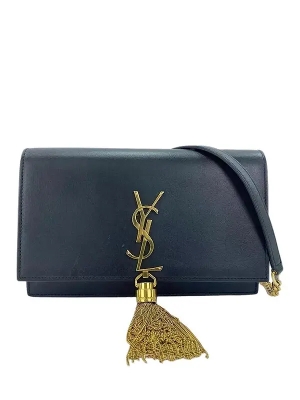 Saint Laurent 2010s Kate Tassel Shoulder Bag - Black