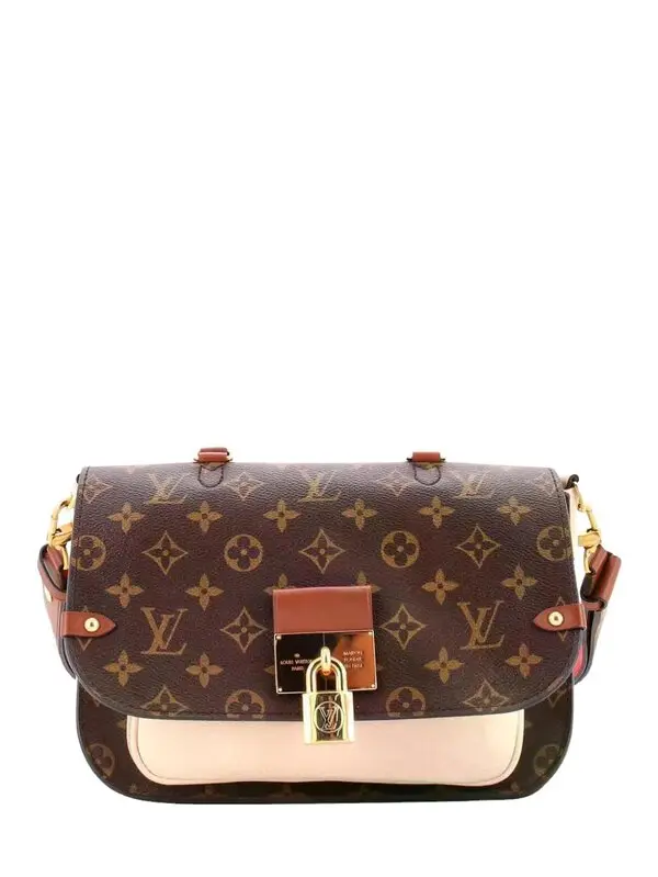 LOUIS VUITTON Monogram Canvas Leather Satchel - Neutrals