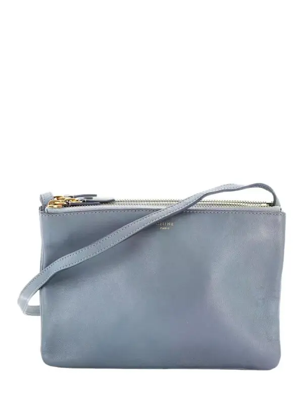 Celine Trio Leather Small Crossbody Bag - Blue