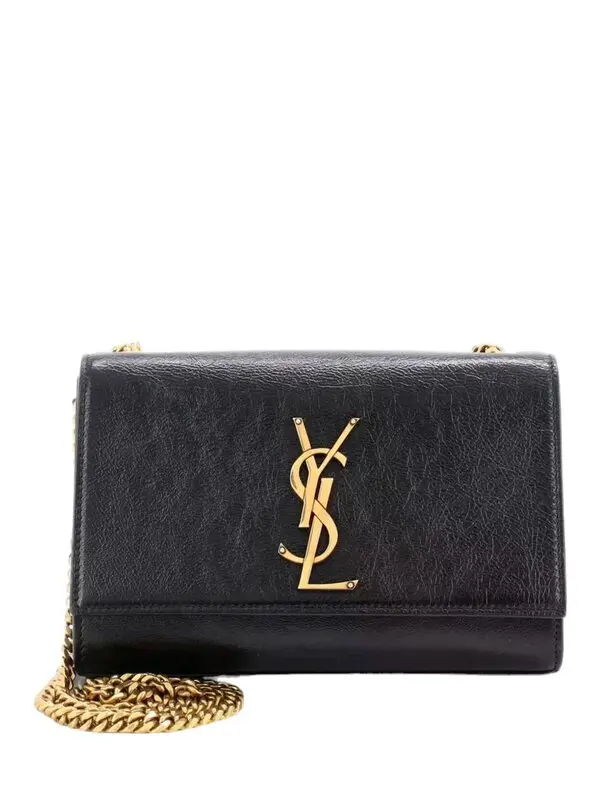 Saint Laurent Classic Monogram Calfskin Small Crossbody Bag - Black