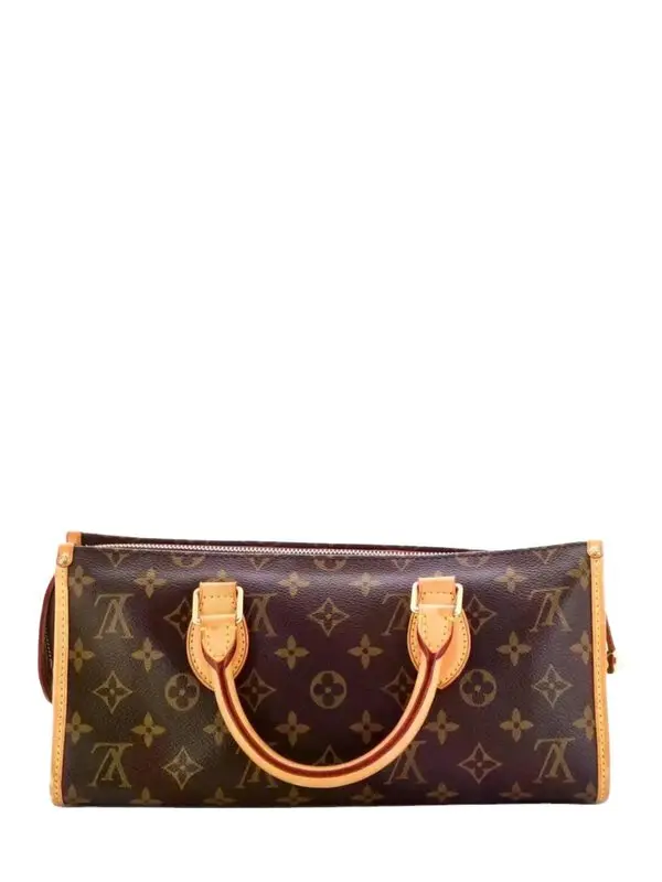 LOUIS VUITTON Popincourt Handle Bag Monogram Canvas Satchel - Brown