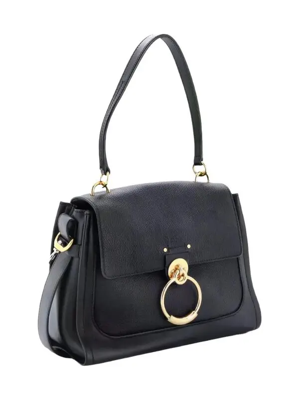 Chloé Faye Day Bag Leather Small Satchel - Black