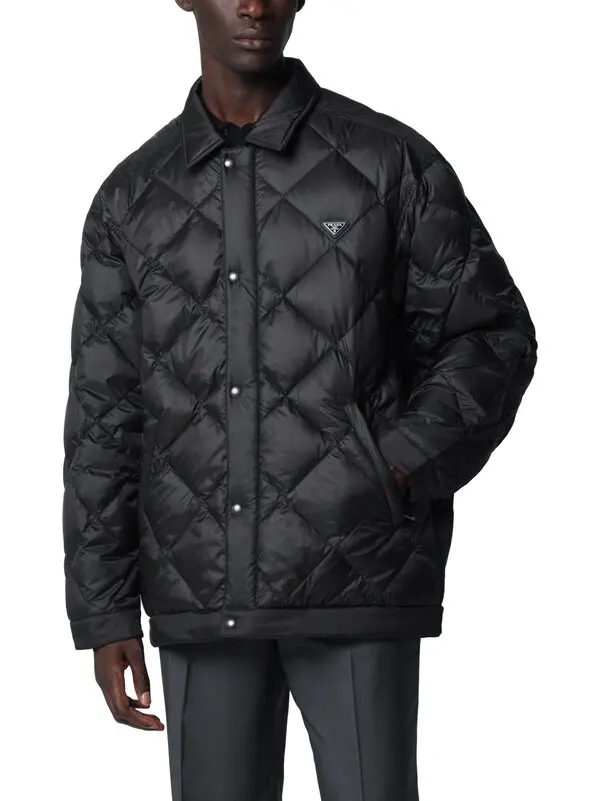 Prada Quilted Re-nylon Jacket - Black