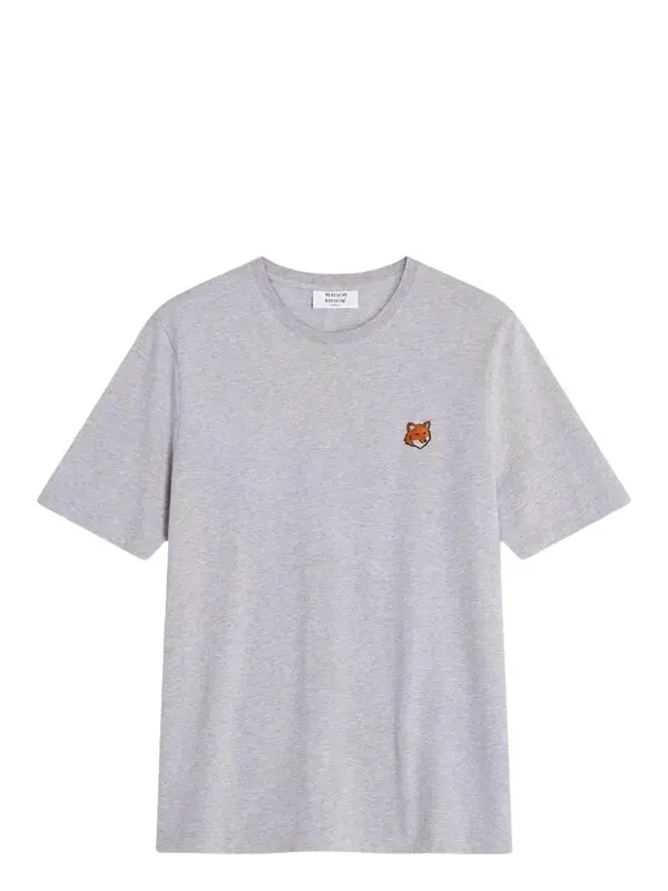 Maison Kitsuné Logo-patch T-shirt - Grey