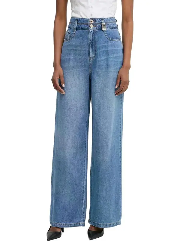 MORGAN Wide-leg Jeans - Blue
