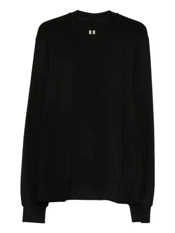 Rick Owens Crew-neck Long-sleeve Sweater - Black