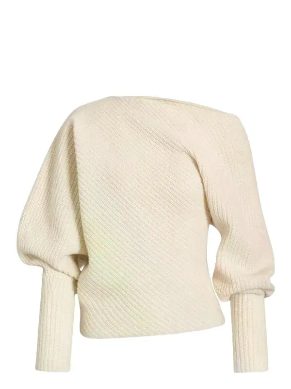 Alberta Ferretti Puff-sleeve Sweater - Neutrals
