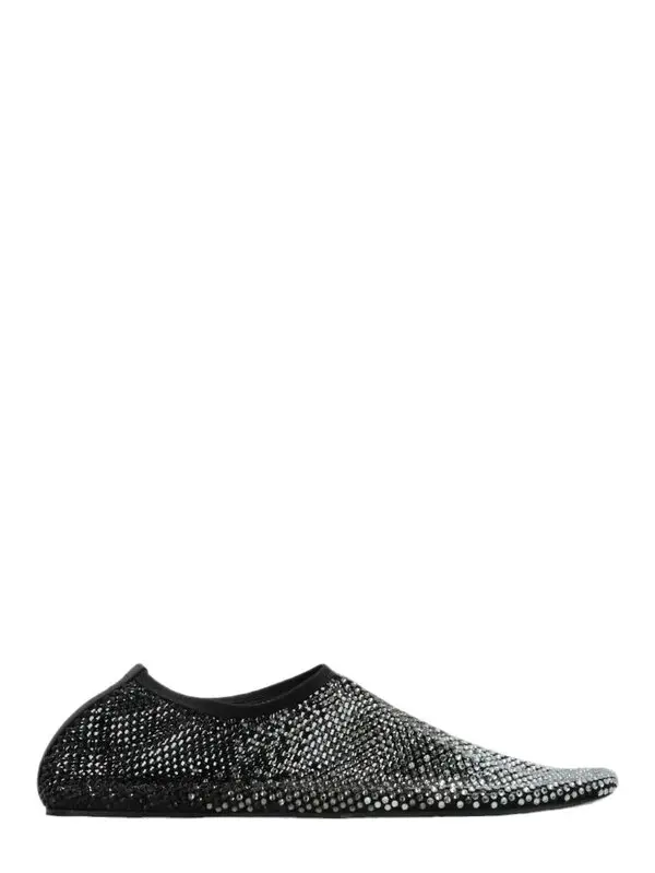 Christopher Esber Minette Crystal-embellished Ballet Flats - Black
