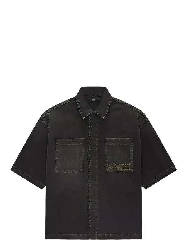 Amiri 3d Snap Shirt - Black