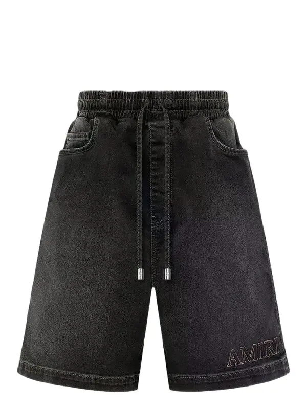 Amiri Drawstring Five-pocket Shorts - Black