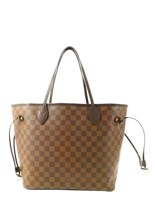LOUIS VUITTON Damier Neverfull Mm Tote Bag - Brown