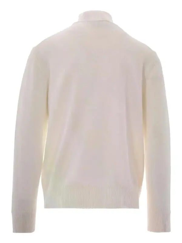 PAOLO PECORA High-neck Ribbed-trim Sweater - Neutrals