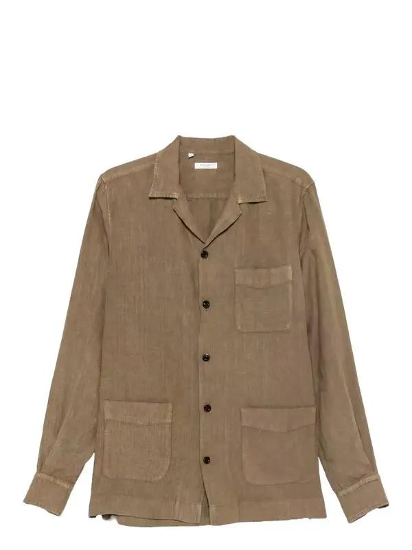 Boglioli Pocket Shirt - Brown