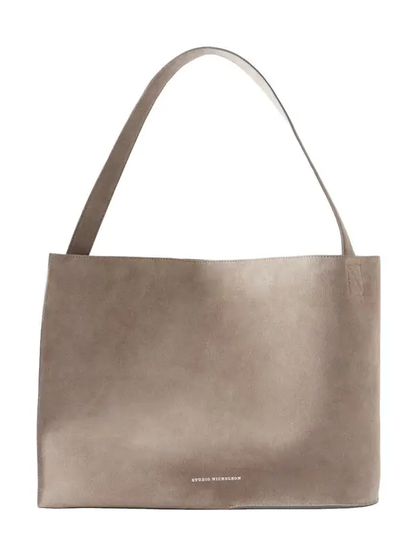 Studio Nicholson Suede Tote - Neutrals