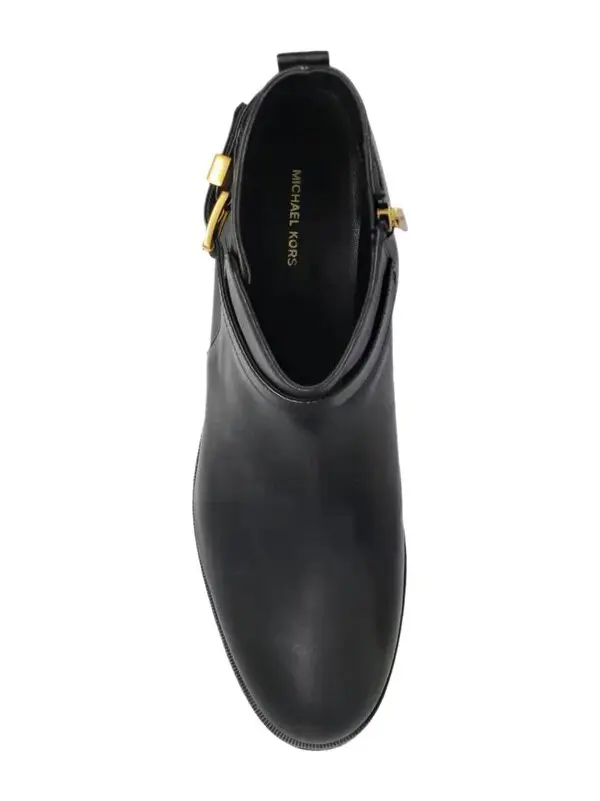Michael Kors Rachel Buckle-strap Ankle Boots - Black
