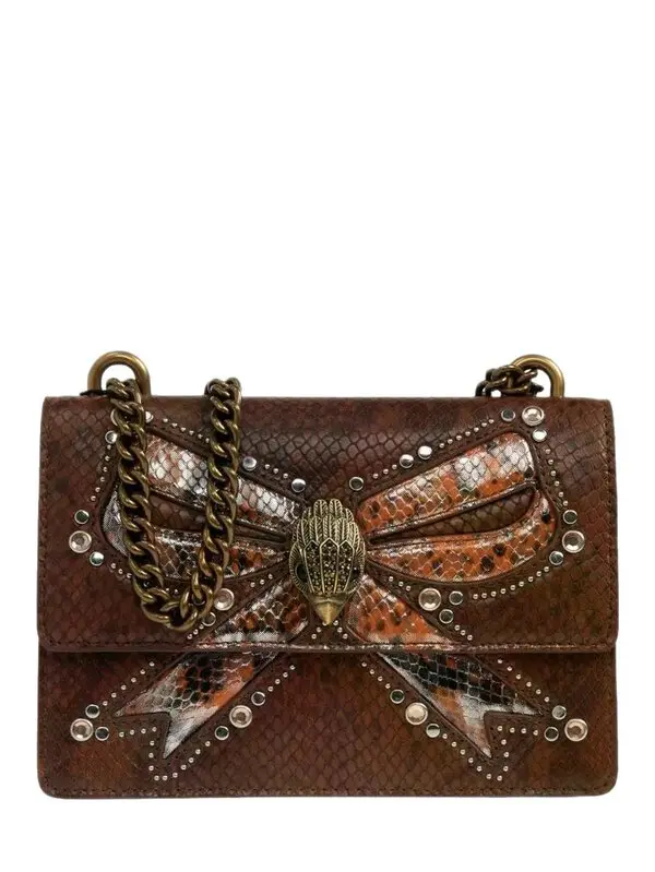 Kurt Geiger Small Shoreditch Bow-embellishment Shoulder Bag - Brown