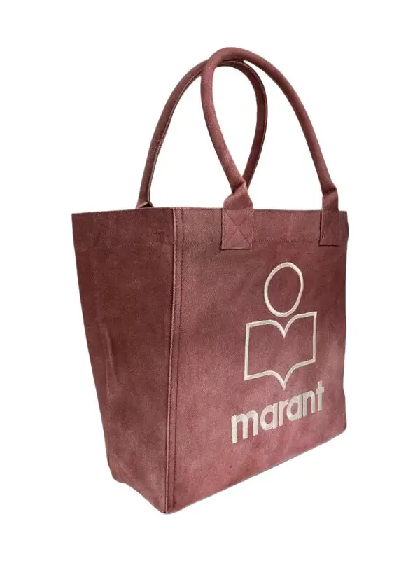 Isabel Marant Étoile Small Yenky Logo-embroidered Tote Bag - Red
