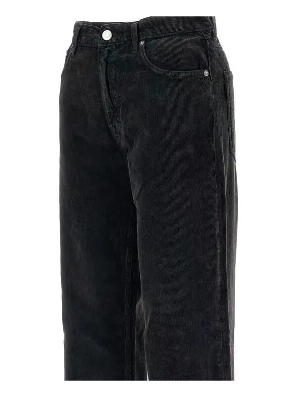 HAIKURE Corduroy-textured Trousers - Black