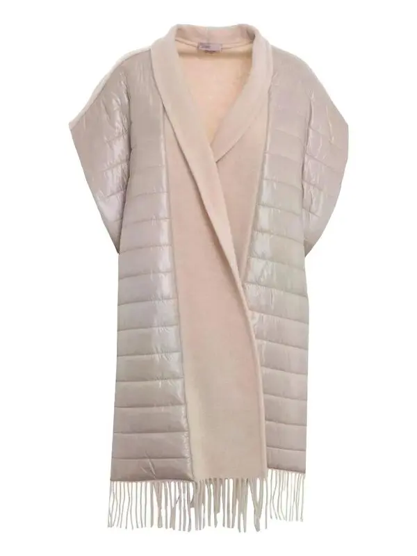 Herno Fringed-hem Coat - Neutrals