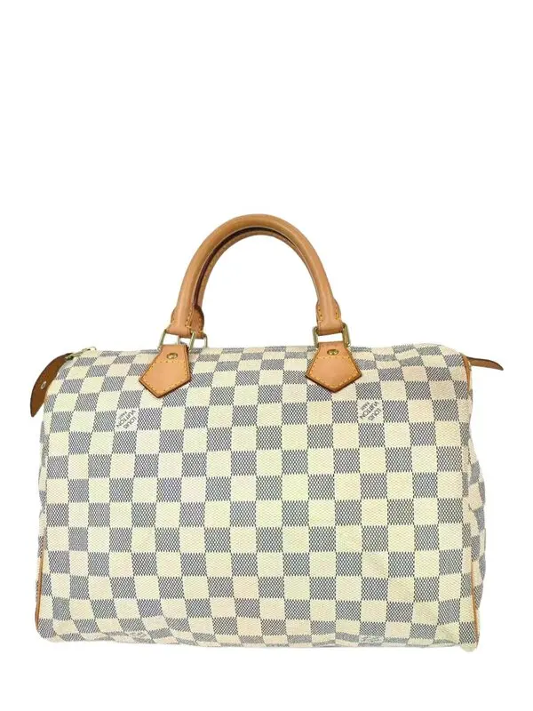LOUIS VUITTON 2008 Damier Azur Speedy 30 Handbag - Neutrals