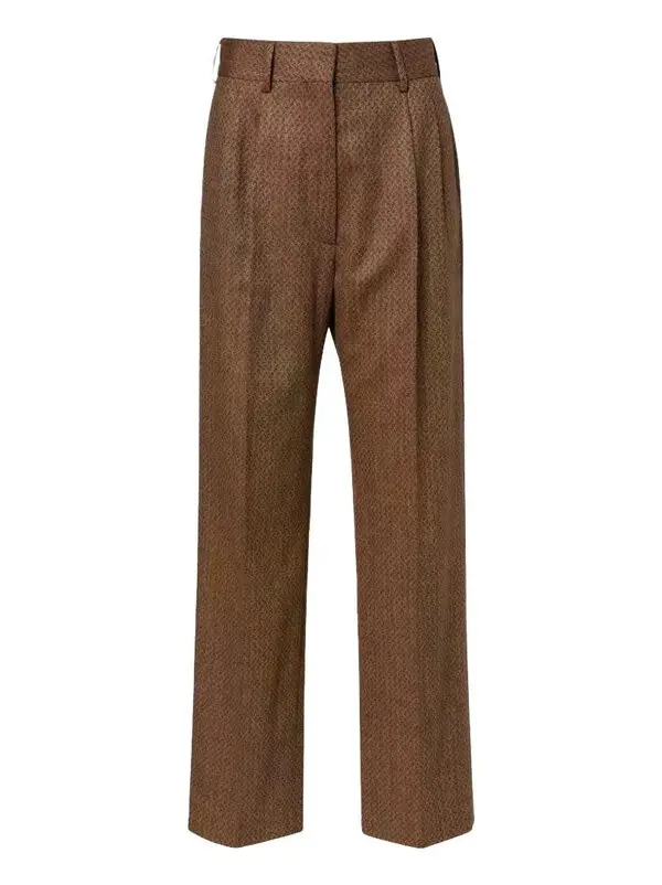 BLAZÉ MILANO Tailored Trousers - Brown