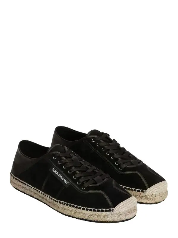Dolce & Gabbana Espadrilles In Split - Black