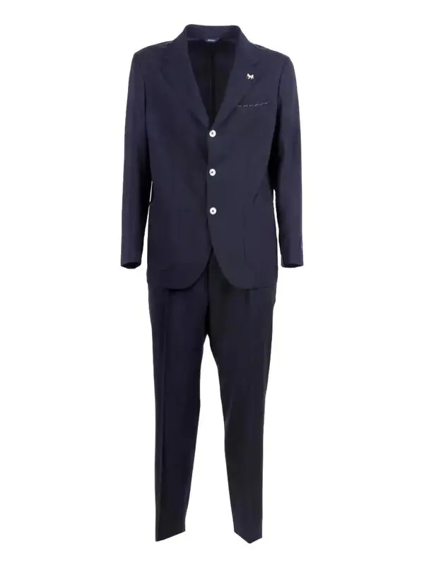 TOMBOLINI Zero Gravity Single-breasted Wool Suit - Blue