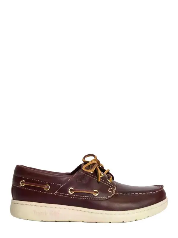 Timberland Portofino Boat Shoes - Red