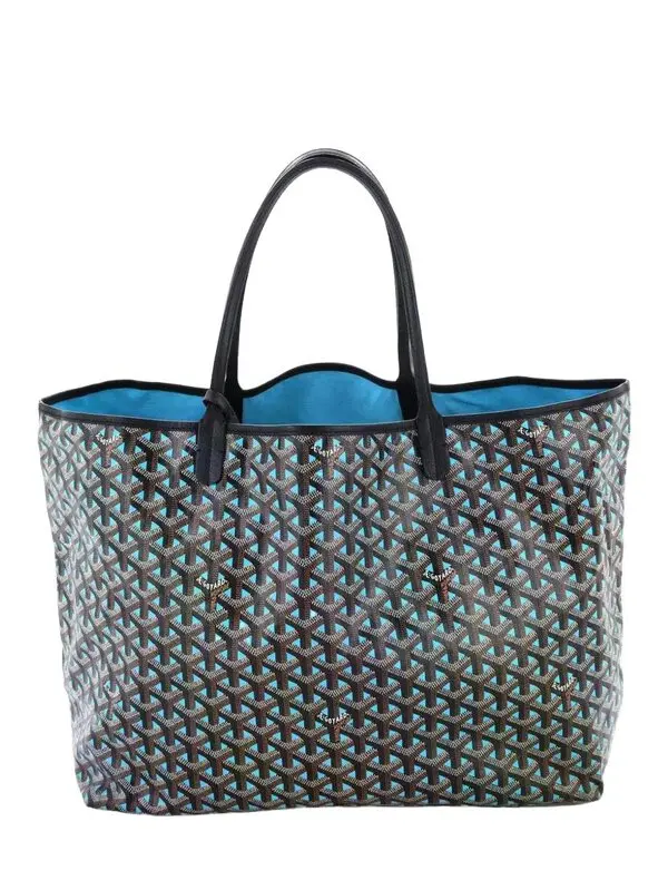 Goyard Saint Louis Claire Voie Coated Canvas Gm Tote Bag - Black
