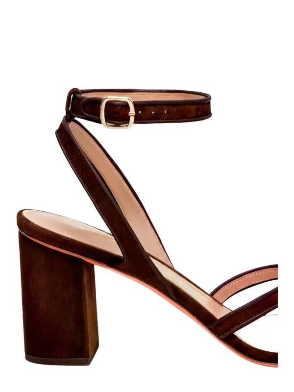 Santoni Attina Block-heel Sandals - Brown