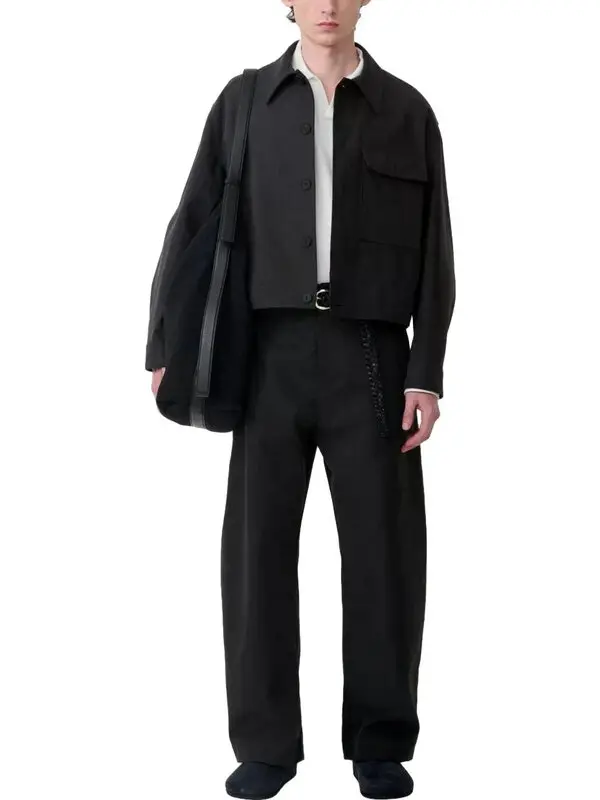 Studio Nicholson Minard Straight-leg Trousers - Grey