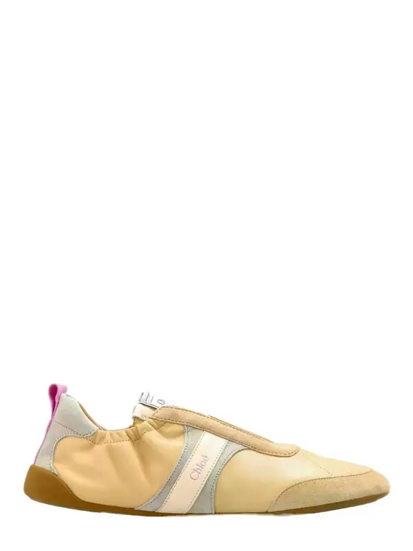 Chloé Kick Panelled Sneakers - Neutrals