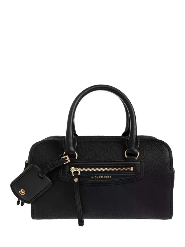 Michael Kors Jet Set Travel Leather Tote Bag - Black