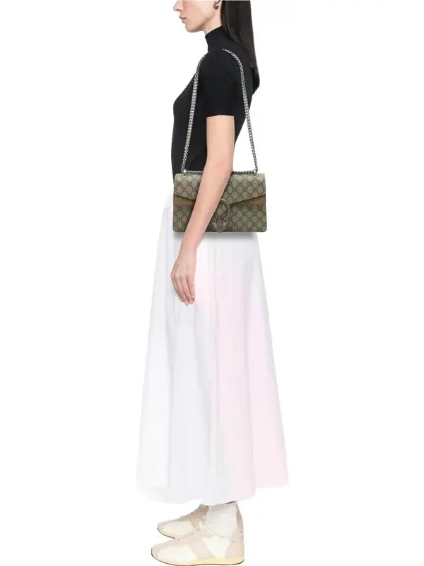 Gucci 2016-2026 Medium Gg Supreme Dionysus Shoulder Bag - Neutrals