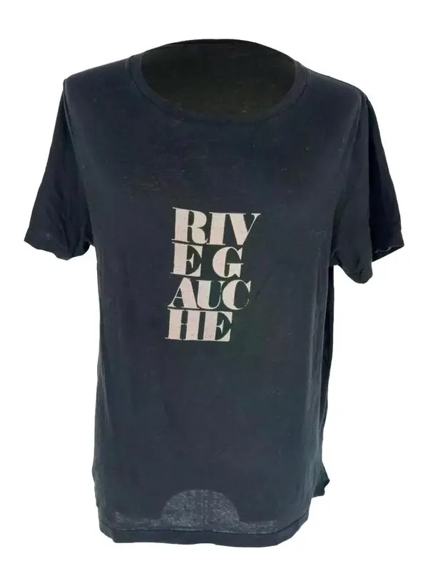 Saint Laurent Rive Gauche T-shirt - Black