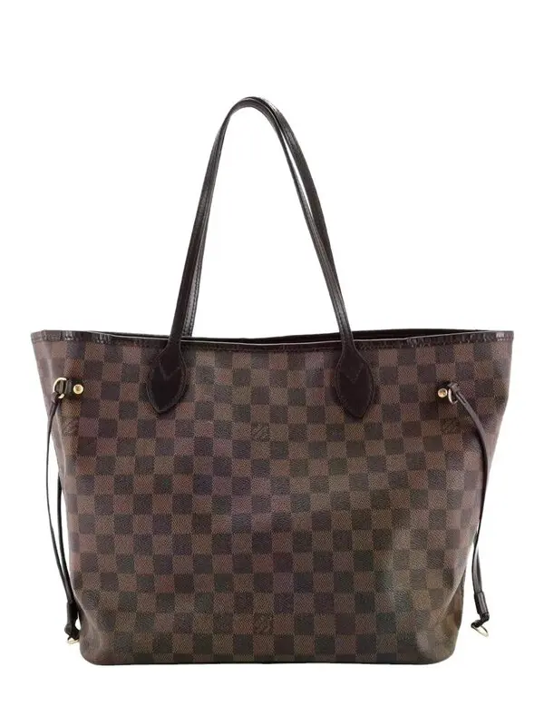 LOUIS VUITTON Damier Neverfull Mm Tote Bag - Brown