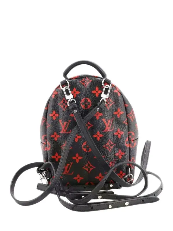 LOUIS VUITTON Palm Springs Limited Edition Monogram Infrarouge Mini Backpack - Red