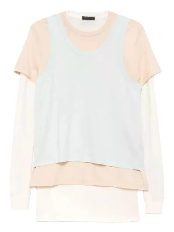Wardrobe.NYC Layered T-shirt - Blue