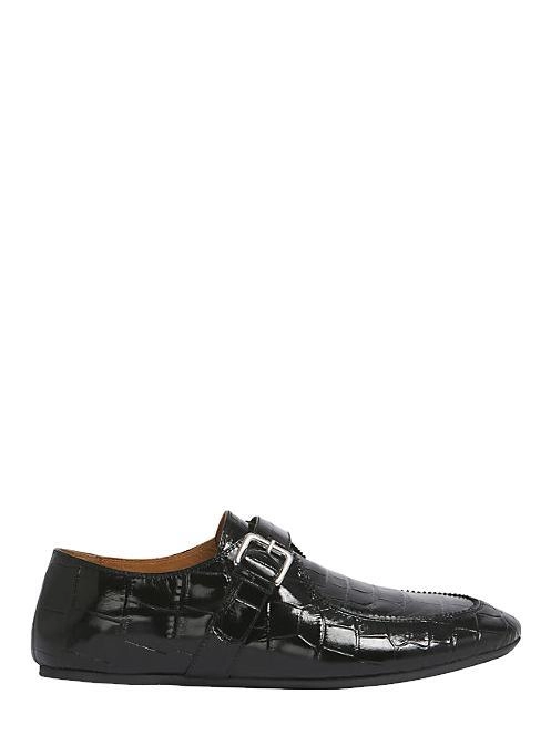 Marni Andy Croc-effect Leather Loafers - 00n99