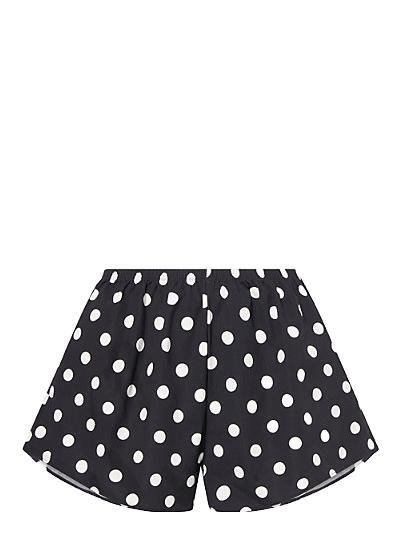Hunza G Polka Dot Printed Shorts - Black