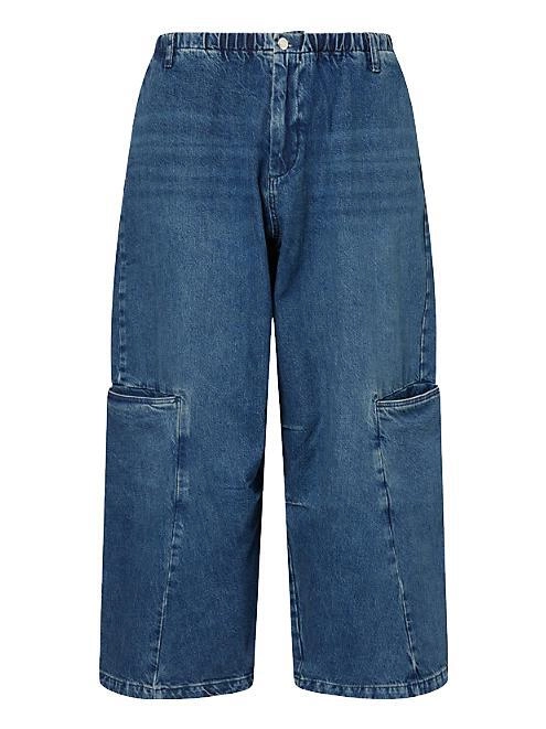 SEVENTH Drawstring-waist Denim Jeans - Clouded Indigo