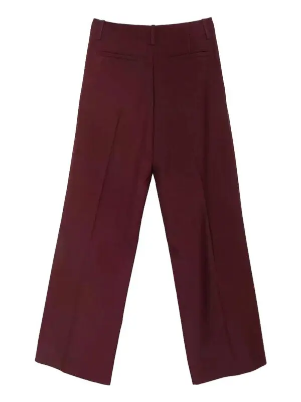Proenza Schouler Pleated Wide-leg Trousers - Red