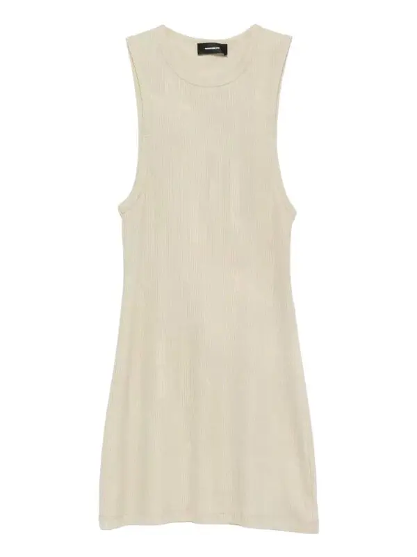 Wardrobe.NYC Ribbed-knit Tank Top - Grey