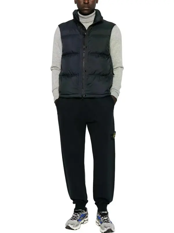 Stone Island Compass Patch Track Pants - Blue