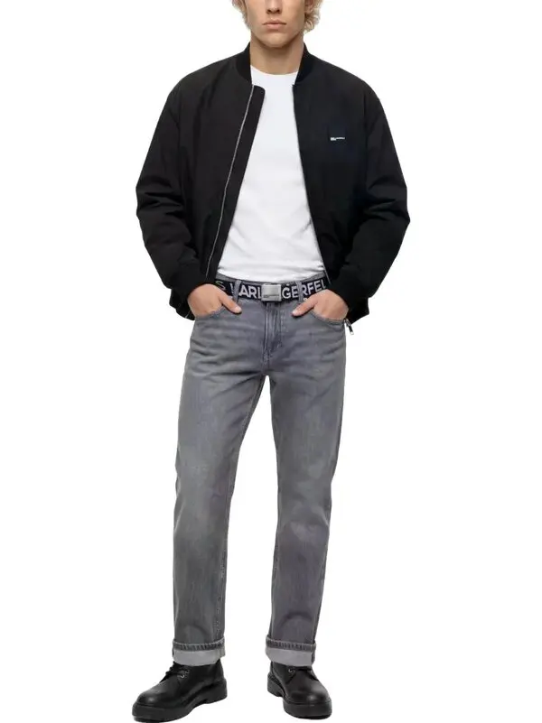 Karl Lagerfeld Straight Fit Jeans - Grey