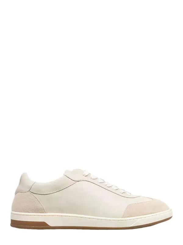 Peserico Panelled Lace-up Sneakers - Neutrals