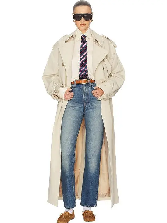 HELSA Classic Oversized Trench In . Also - Tan