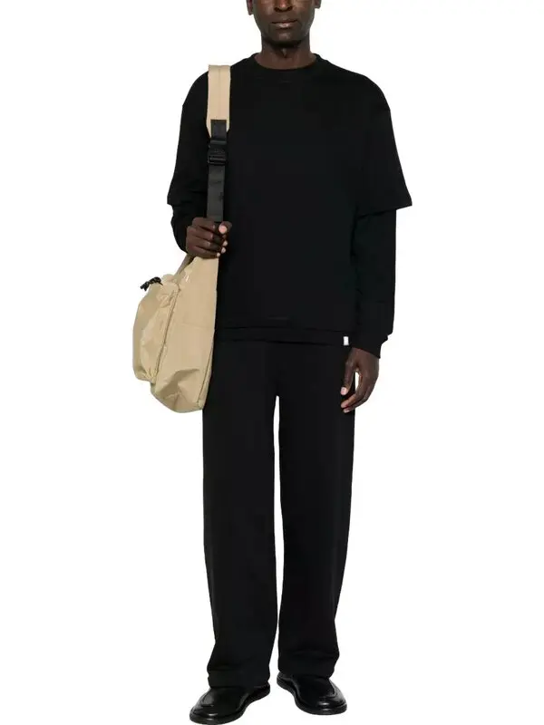 WOC Orange Layered Long-sleeve T-shirt - Black